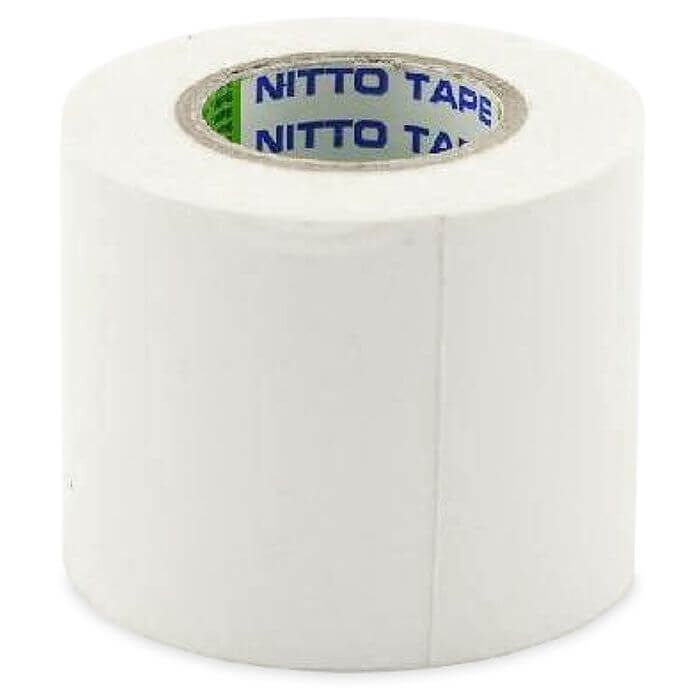 Tape - Nitto PVC Wit 50mm 10m - Weerbestendig | Filterfabriek